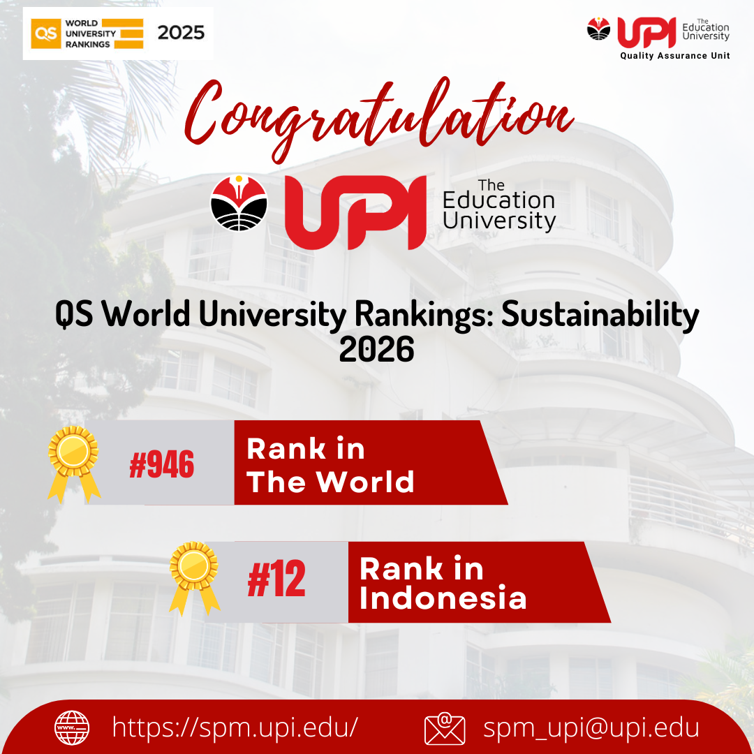 🏆 UPI Kukuhkan Komitmen Berkelanjutan, Raih Peringkat 946 Dunia dalam ...
